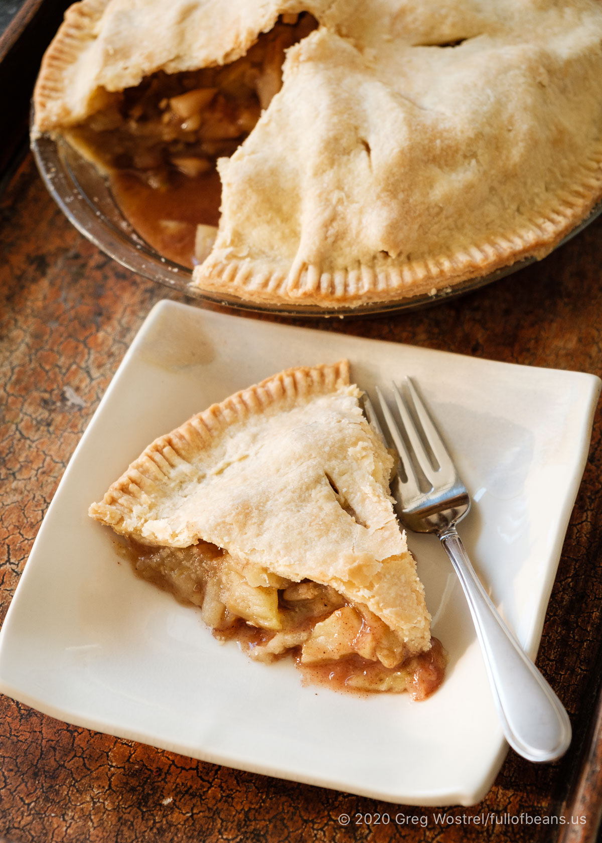 Vegan Apple Pie - a Sweet and Spicy Classic - Full of Beans