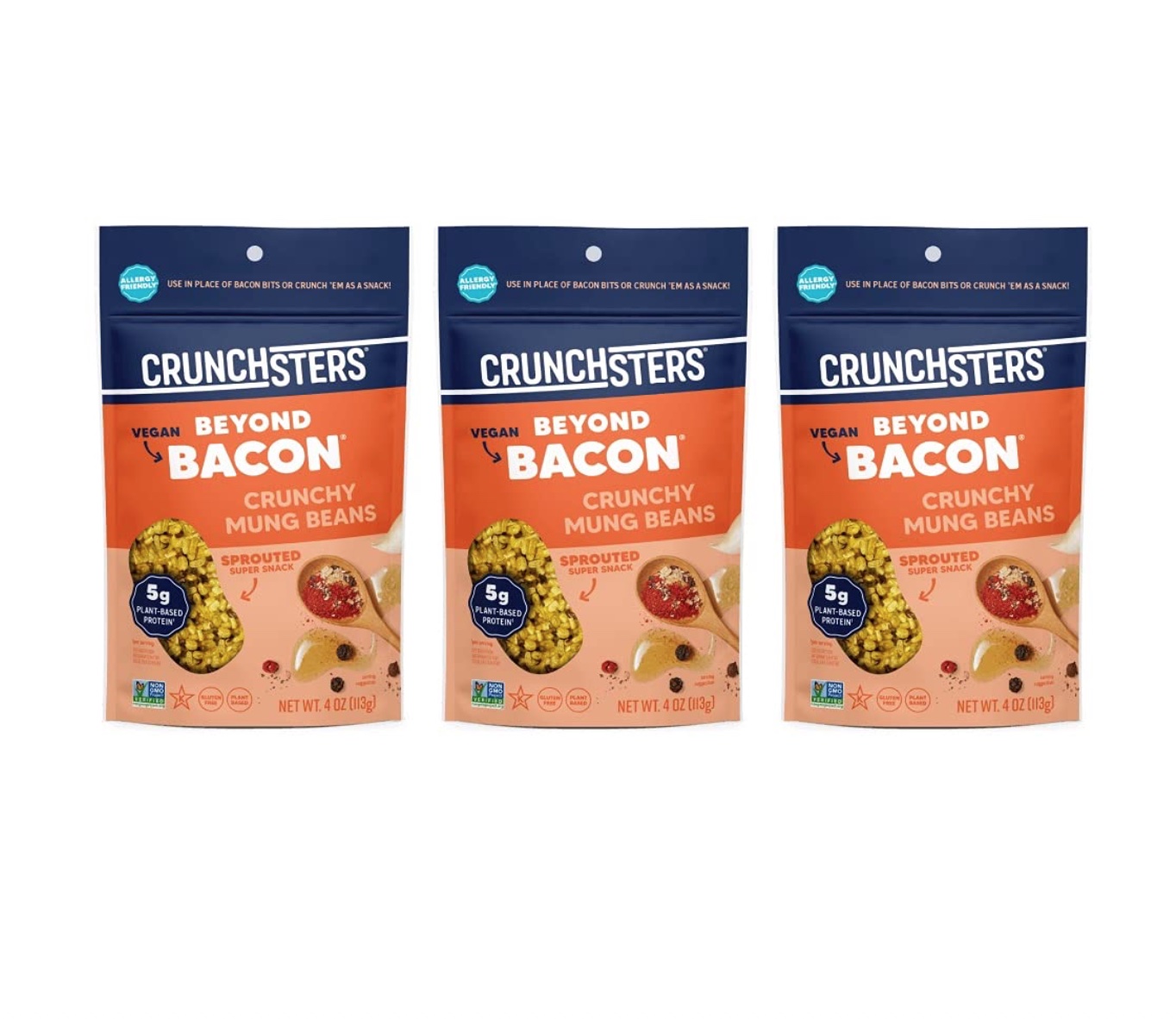 Crunchsters Vegan Beyond Bacon Bits - Full of Beans