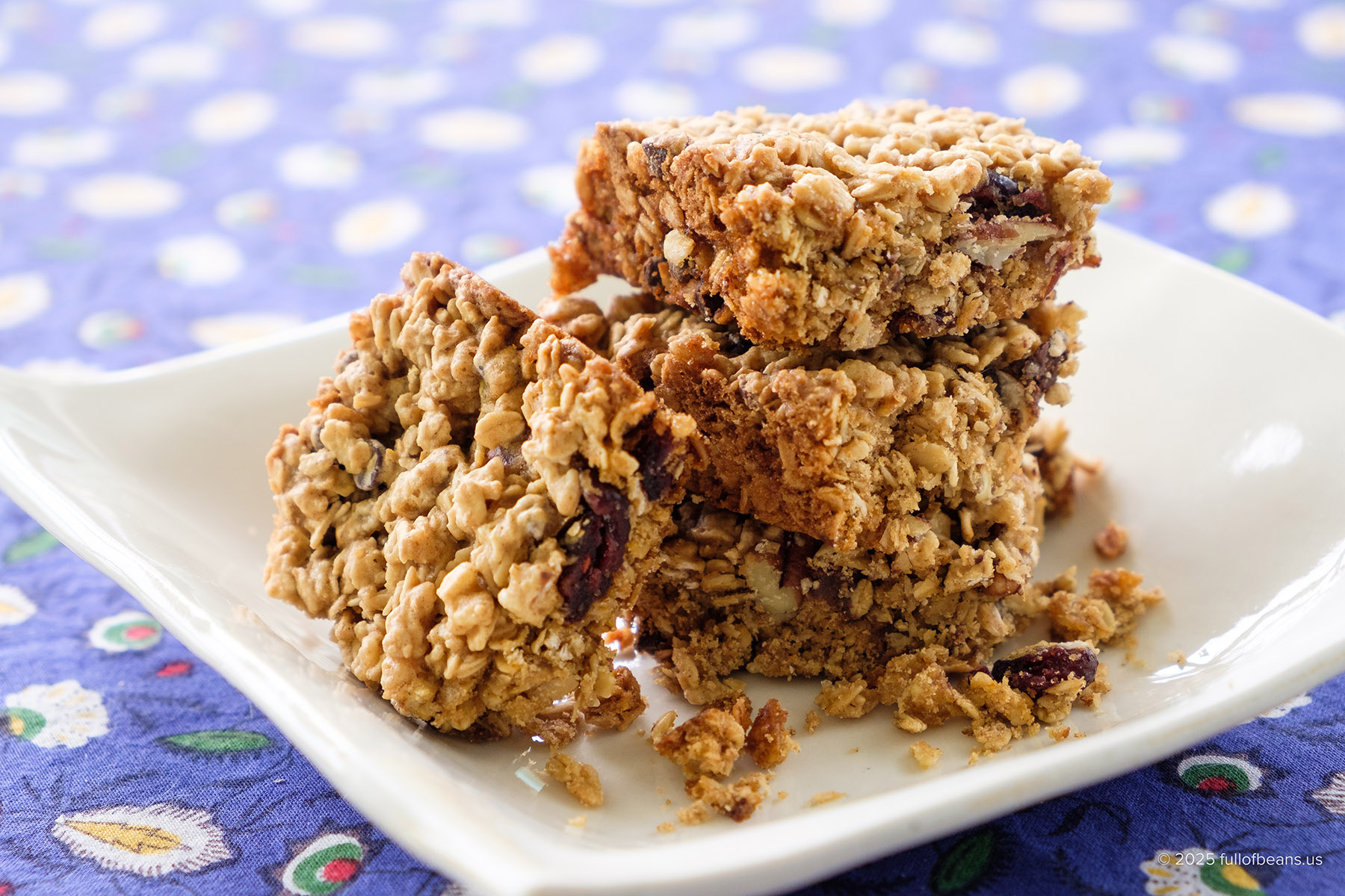 Vegan Gluten Free Granola Bars - Full of Beans